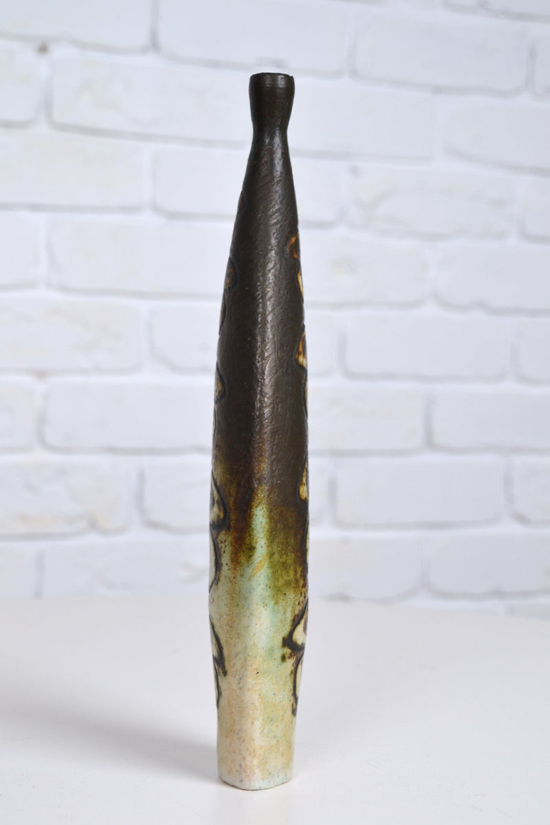 English Mid century collectable pottery / ceramic vase By Molly Winter ...