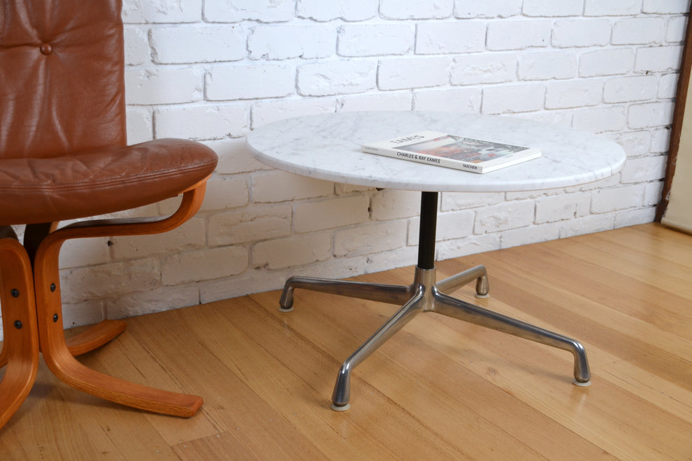 Rare genuine Mid century marble Eames coffee table- restored – Edwin ...